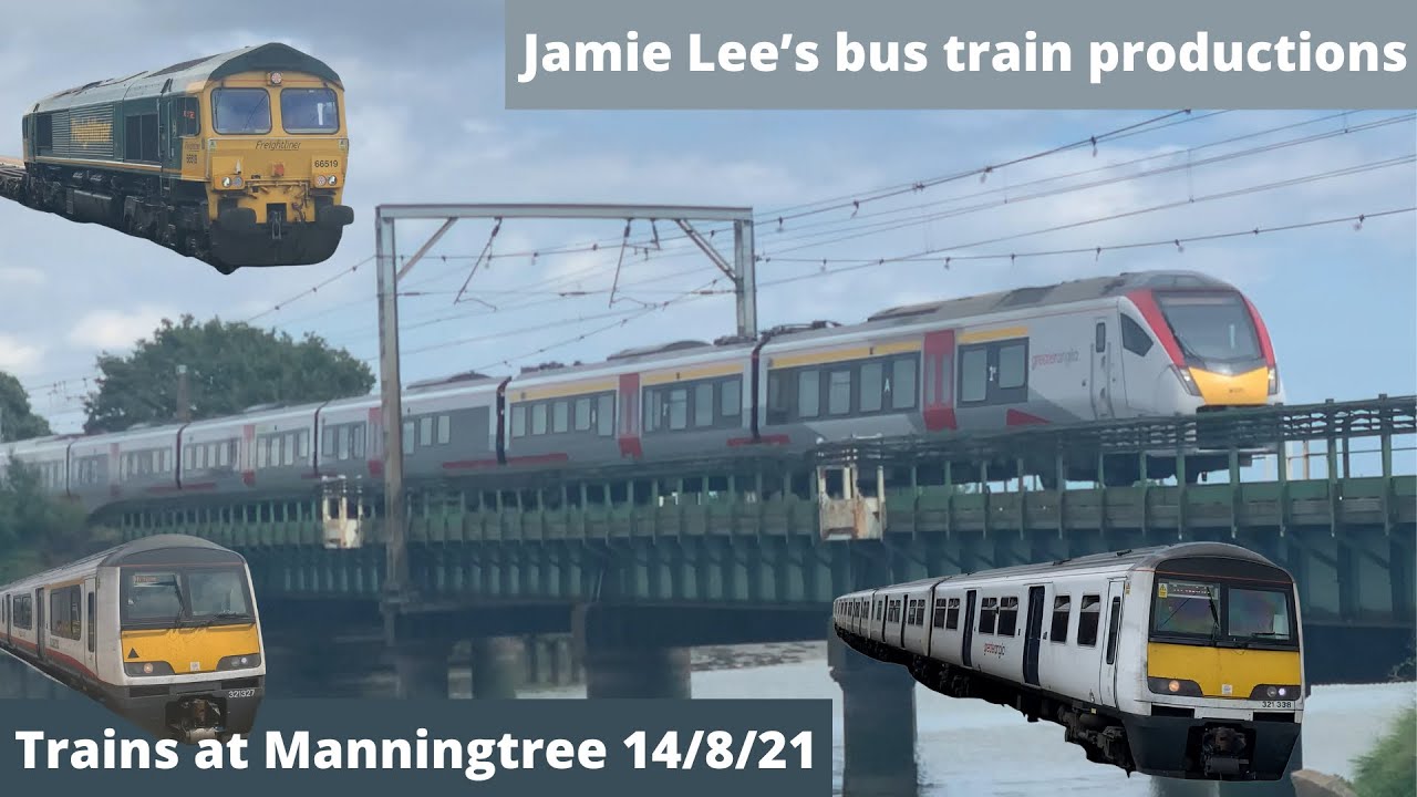 Trains at Manningtree 14/8/21 - YouTube