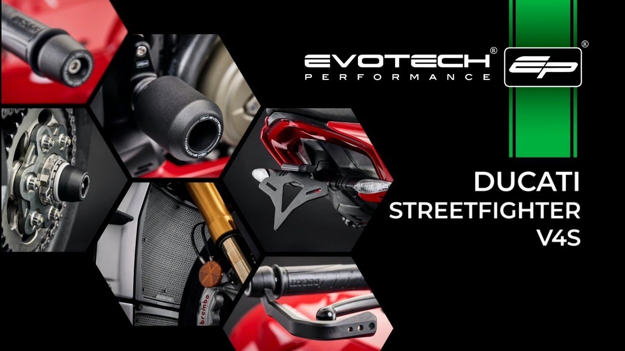 Ducati Streetfighter V4s Accessory Upgrades; Evotech Performance - YouTube