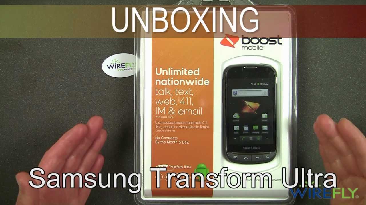Samsung Transform Ultra Unboxing - YouTube