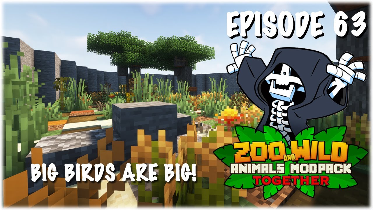 The Emu Exhibit - Minecraft SMP: Zoo and Wild Animal (ZAWA) Mod - S3E63 ...