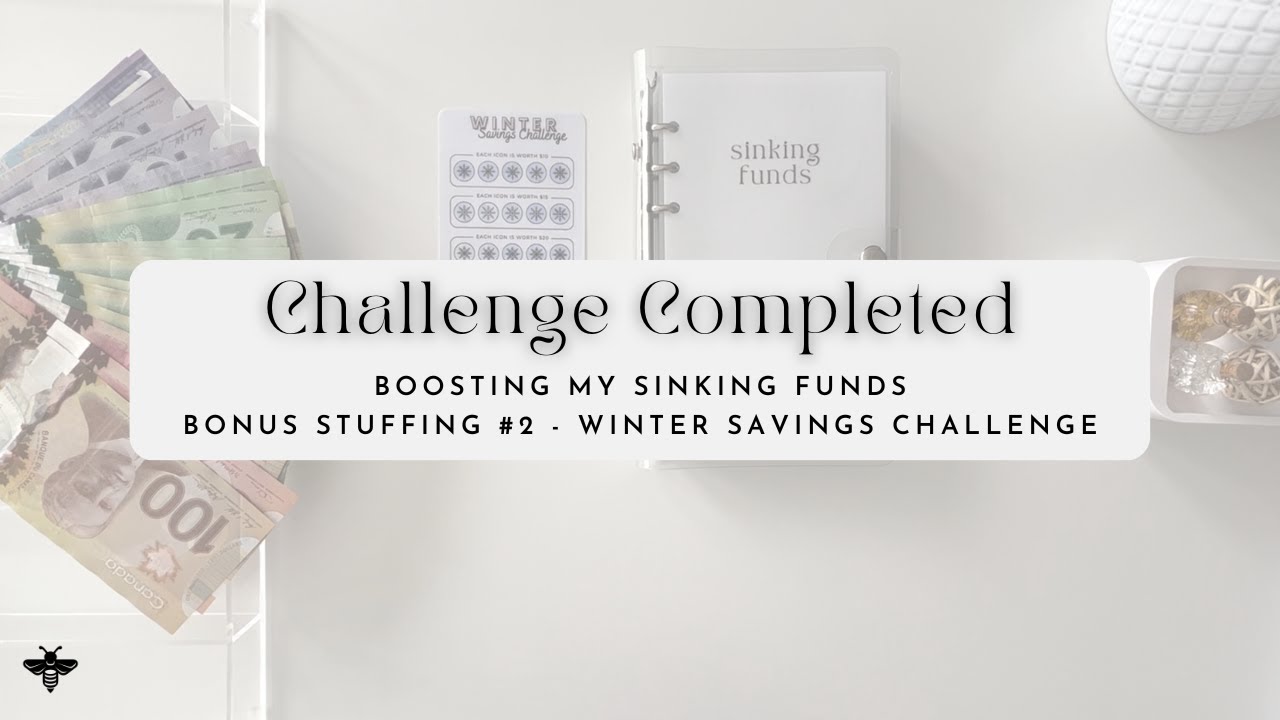 Challenge Completed | Winter Savings Challenge | Boosting Sinking Funds ...