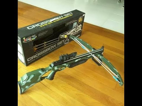 Kingsport Crossbow Set Unboxing, Assembly and Play Time Toy Review ...