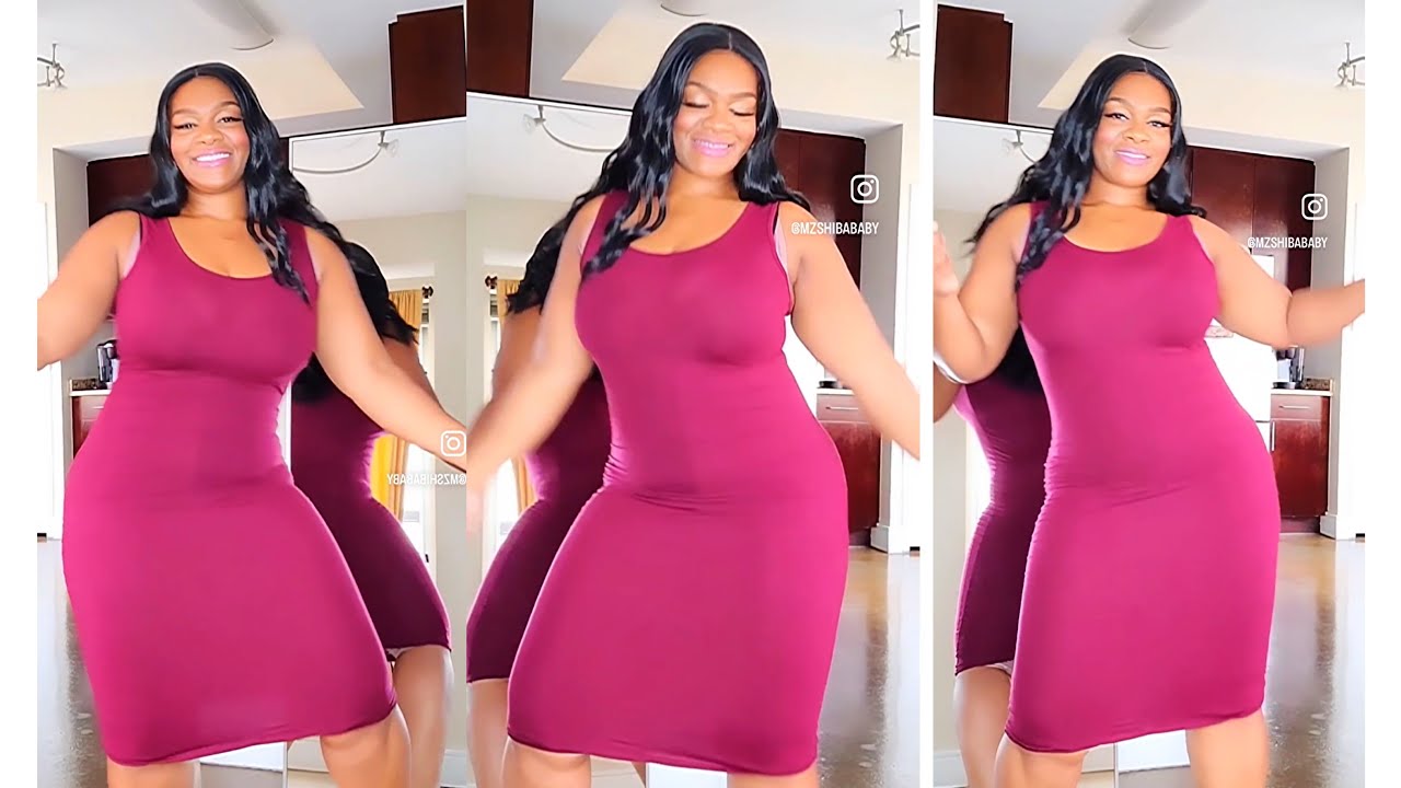 Dress Try On | Outfit Of The Day | Feeling Good Dancing #Curvy # ...