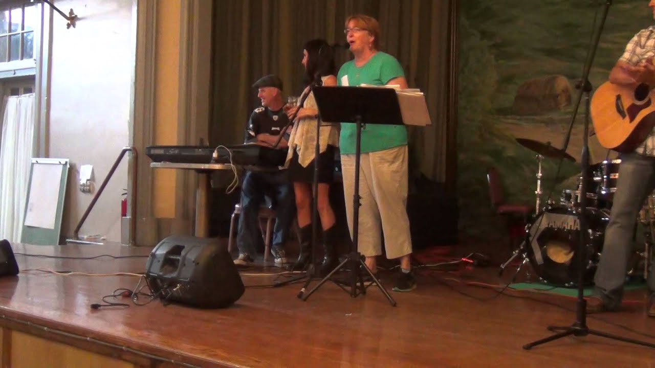 Denise Foley Announcing the Winners of the Scone Contest at The Irish ...