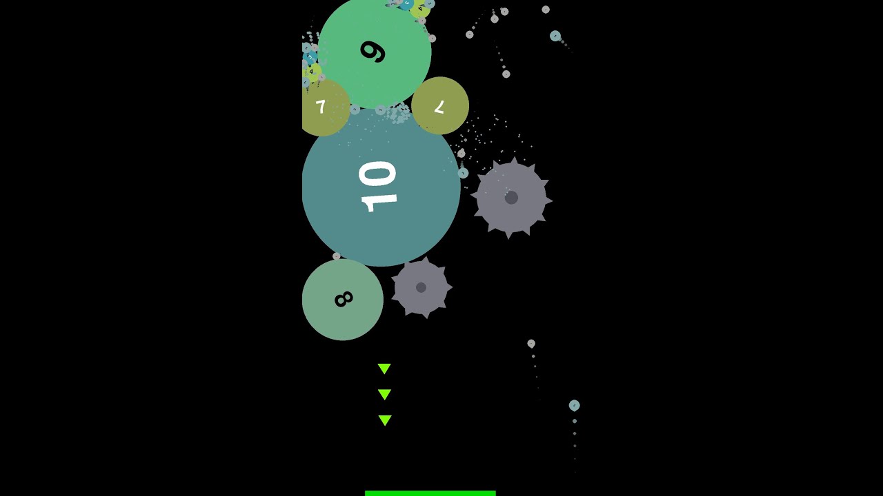 Colorful Merge Balls Game #Short - YouTube