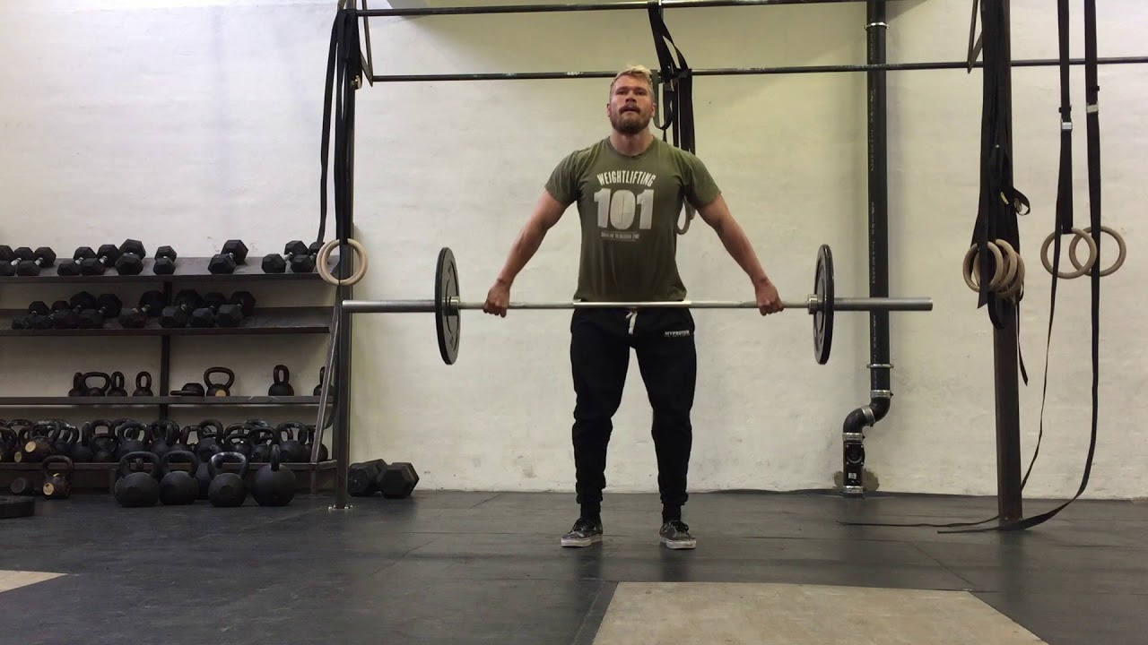 Hang Snatch Pulls - YouTube