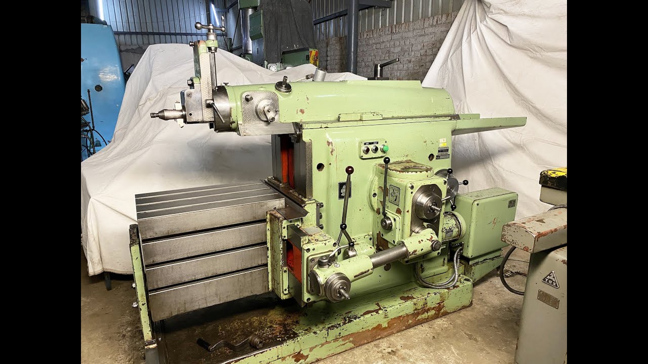 Horizontal Shaper Machine - TOS HO63 - Stroke 630 mm - YouTube