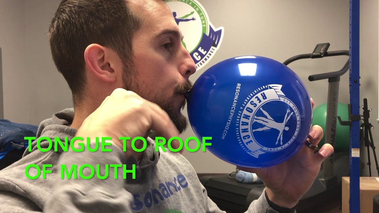 How To Retrain Your Diaphragm With A Balloon - YouTube