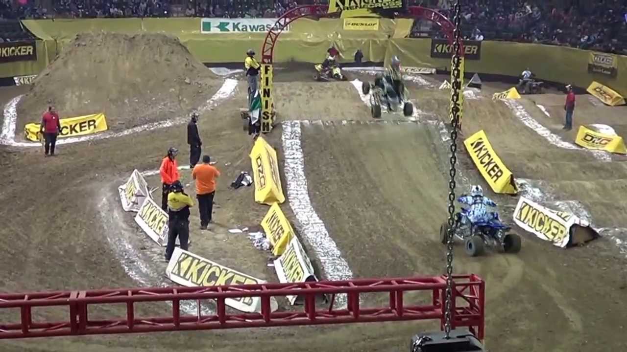 Kicker Arenacross Loveland 2014 Pro Quad Main - YouTube
