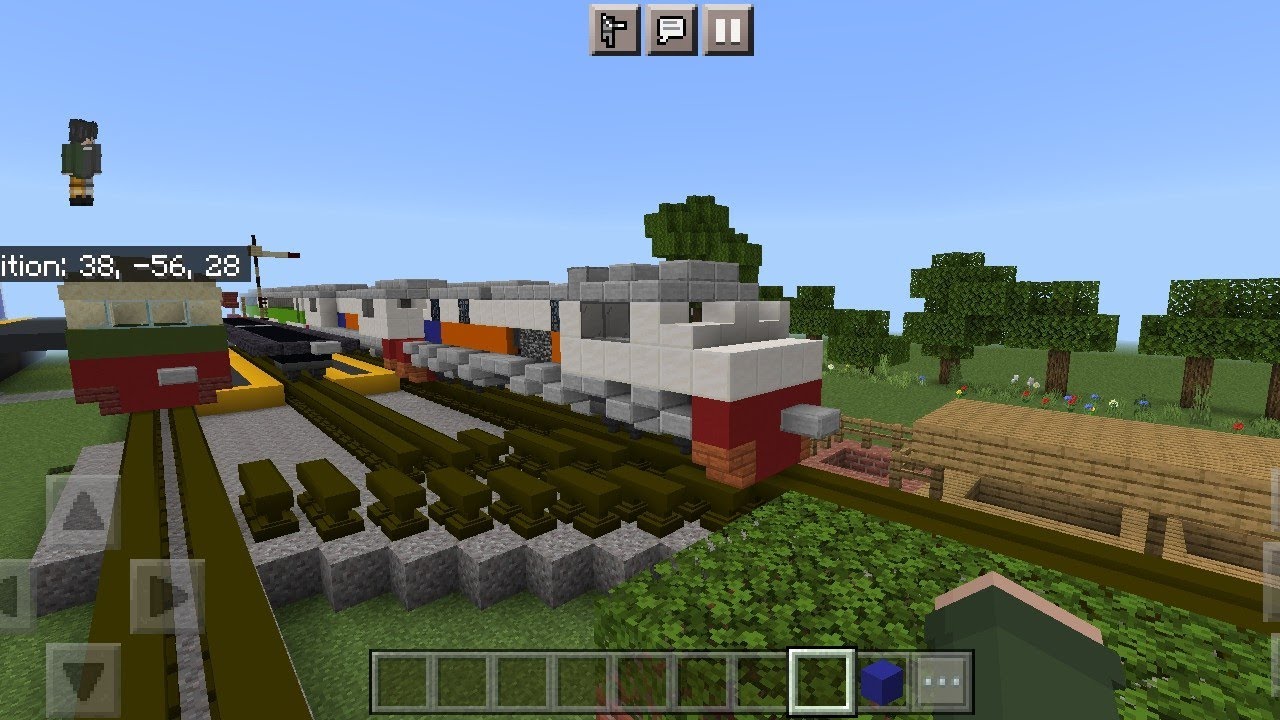 Tutorial Bikin Kereta Sancaka CC 201 83 49 Minecraft!!!! - YouTube