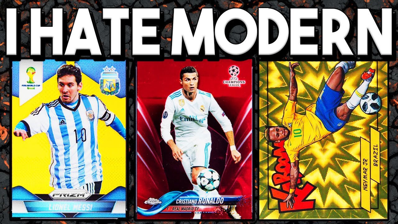 Why I Hate Modern Soccer Cards (RANT) - YouTube