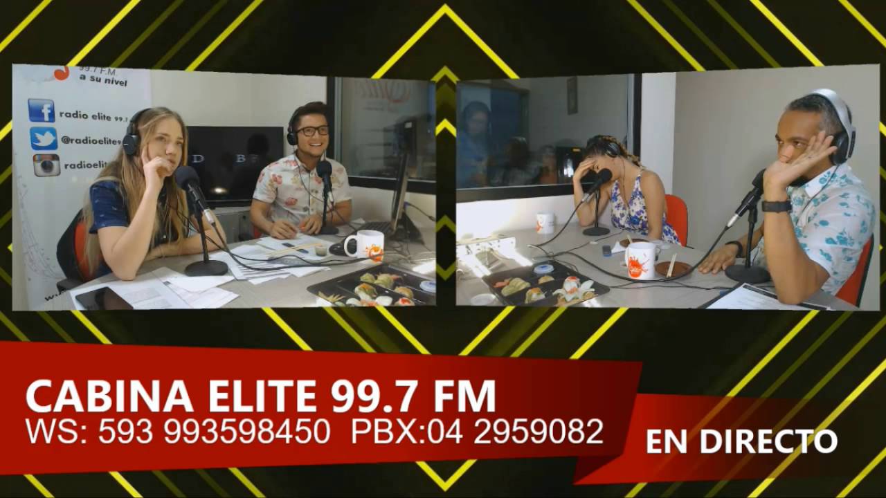 BILLY DIAZ Y MARE CEVALLOS EN CABINA ELITE 99.7 FM 2 - YouTube