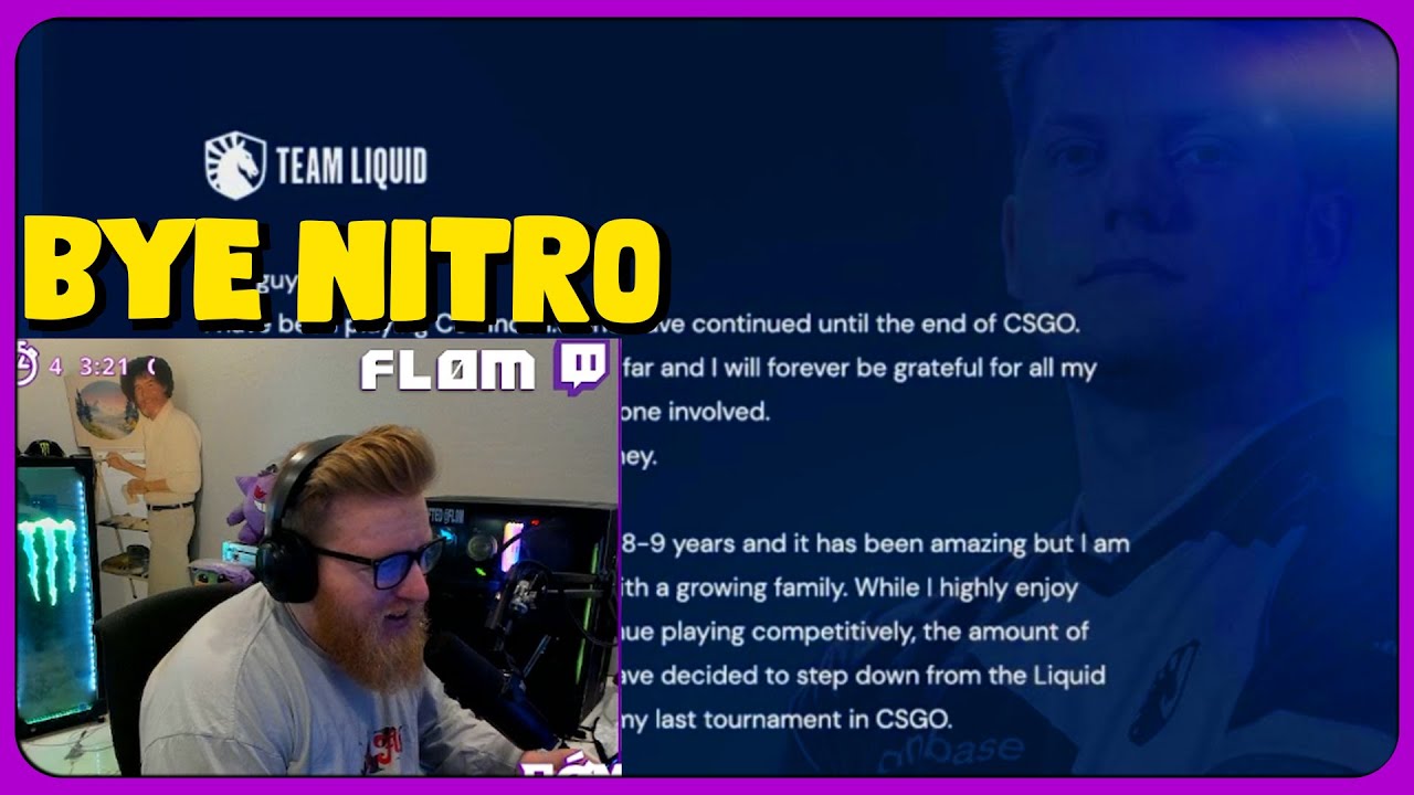 nitr0 leaves Team Liquid and CS:GO - YouTube