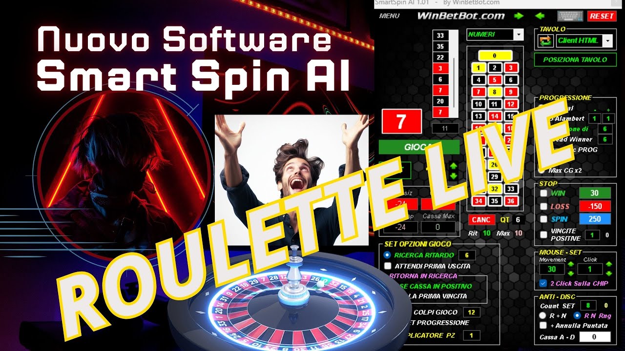 TEST LIVE SmartSpin AI - Nuovo Bot per Roulette per Strategie ...