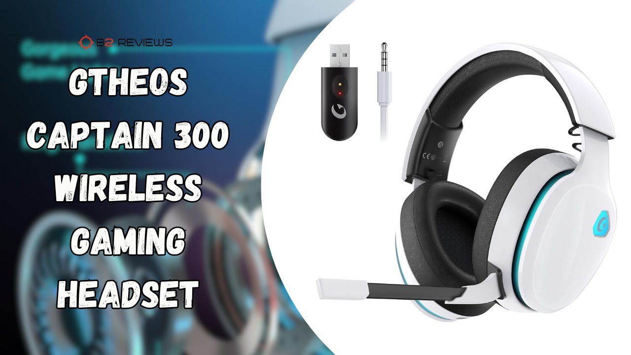 Long Battery Life & Stereo Sound Wireless Gaming Headset - Gtheos ...