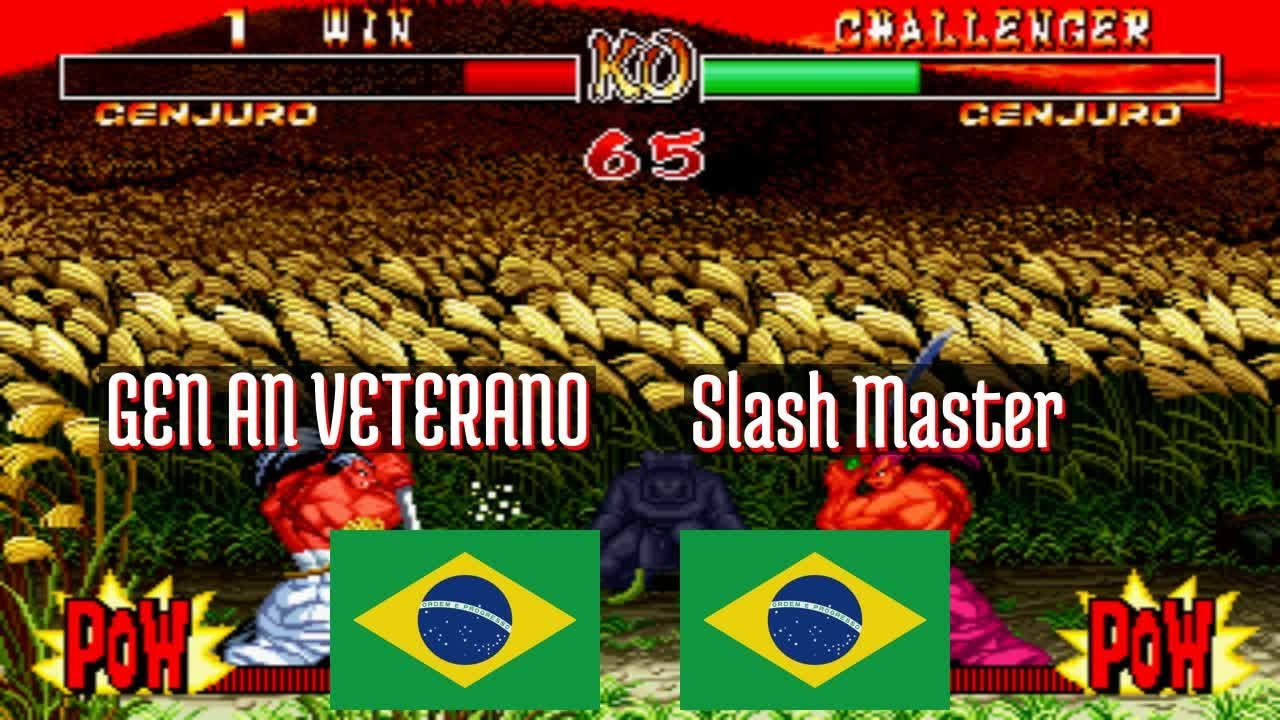 @samsho2: GEN AN VETERANO (BR) vs Slash Master (BR) [Samurai Shodown II ...