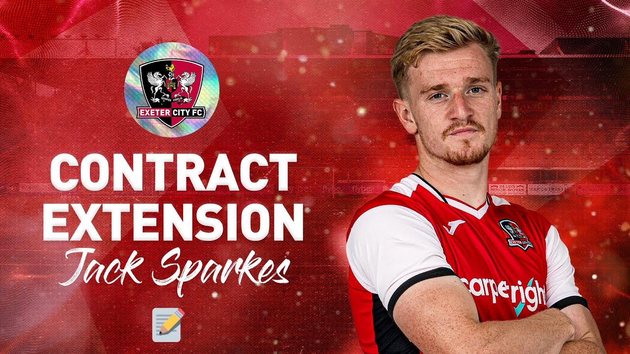 💬 Jack Sparkes on signing a contract extension 🤩 | Exeter City Football ...