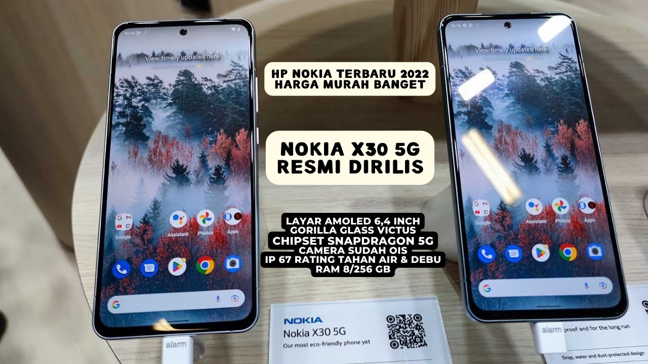 NOKIA BANGKIT!! DIAM2 RESMI RILIS NOKIA X30 5G INDONESIA - HP NOKIA ...