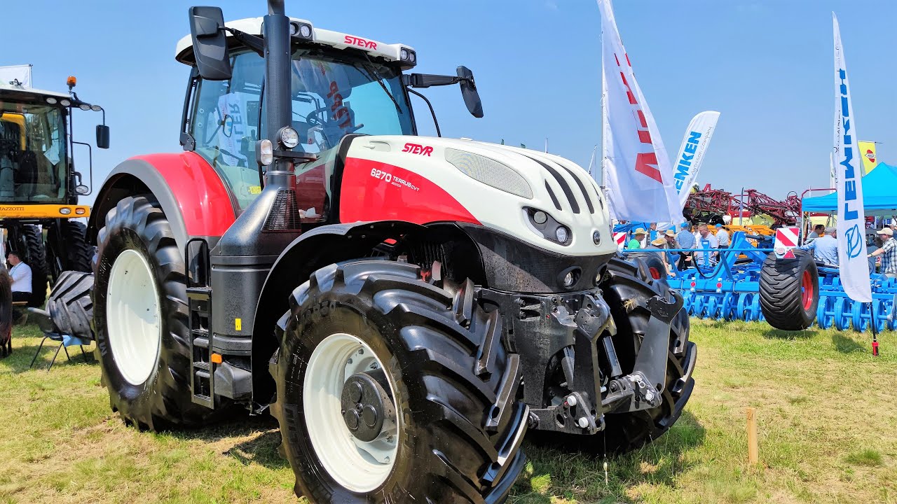 Steyr 4095, 4100, 6270 tractor 2021 8k 30fps - YouTube