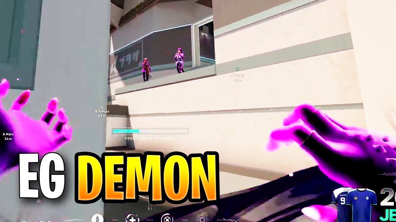EG Demon1 playing Reyna Ace Clutch - Valorant - YouTube