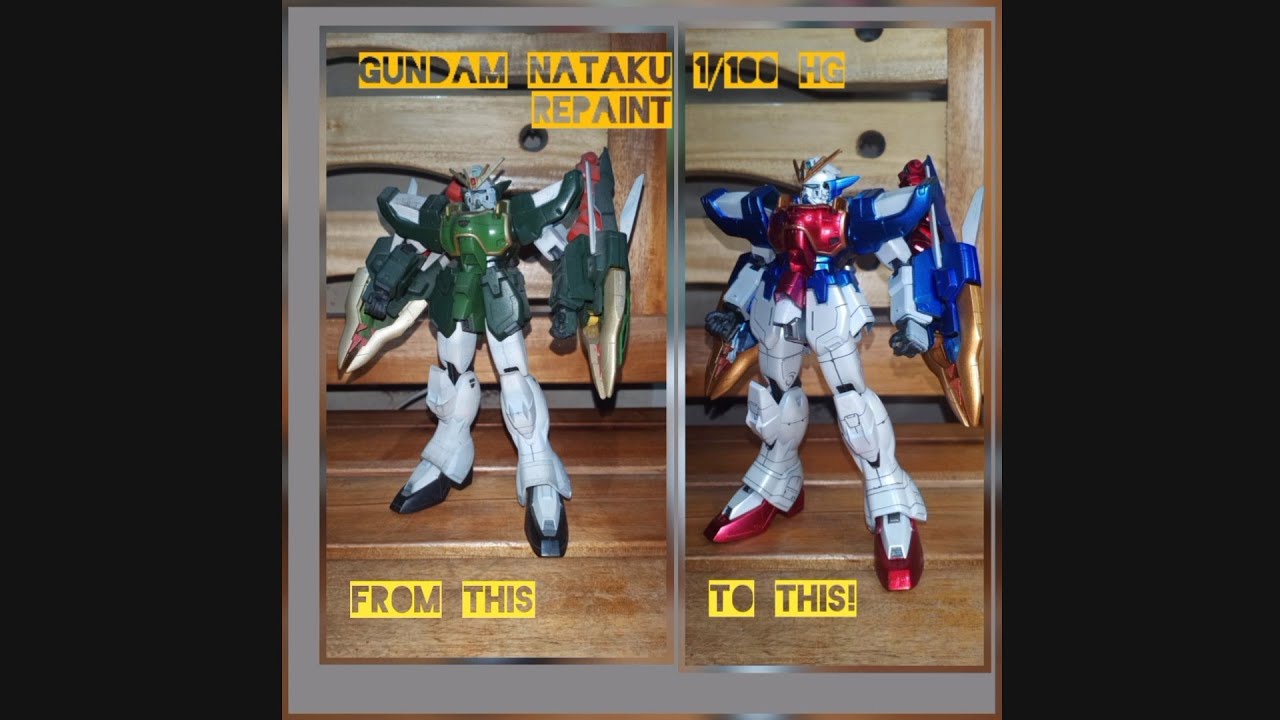 How to Paint Gunpla Gundam Nataku 1/100 HG repainting tutorial - YouTube
