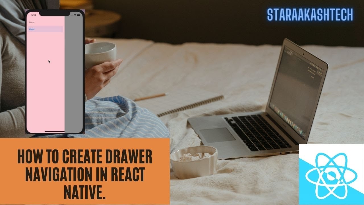 How to Create Drawer Navigation in React Native. - YouTube