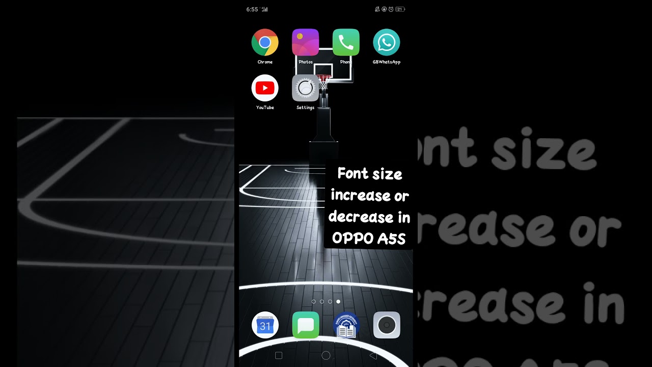 Font Size Make Large And Small In OPPO A5S YouTube Font Size Make Large And Small In OPPO A5S YouTube