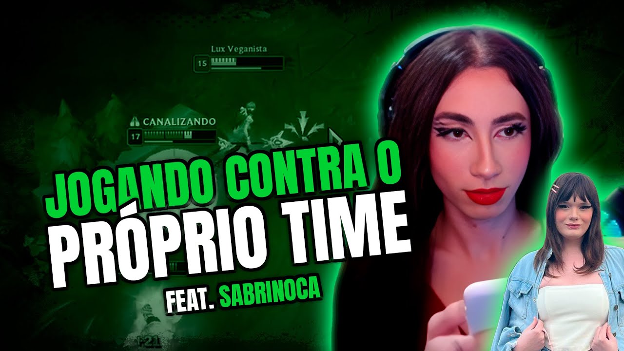 TENTANDO CARREGAR A SABRINOCA COM A MINHA LUX | Veggie feat. @Sabrinoca ...