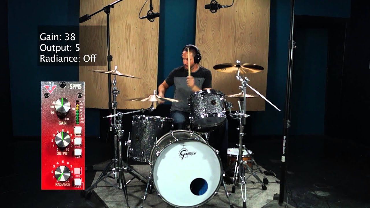 Recording Drums with the Studio Projects SPM5 500 Series Mic Pre - YouTube