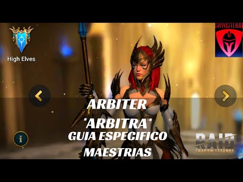 Raid Shadow Legends: PT/BR Arbiter *Arbitra* Guia Especifico ...