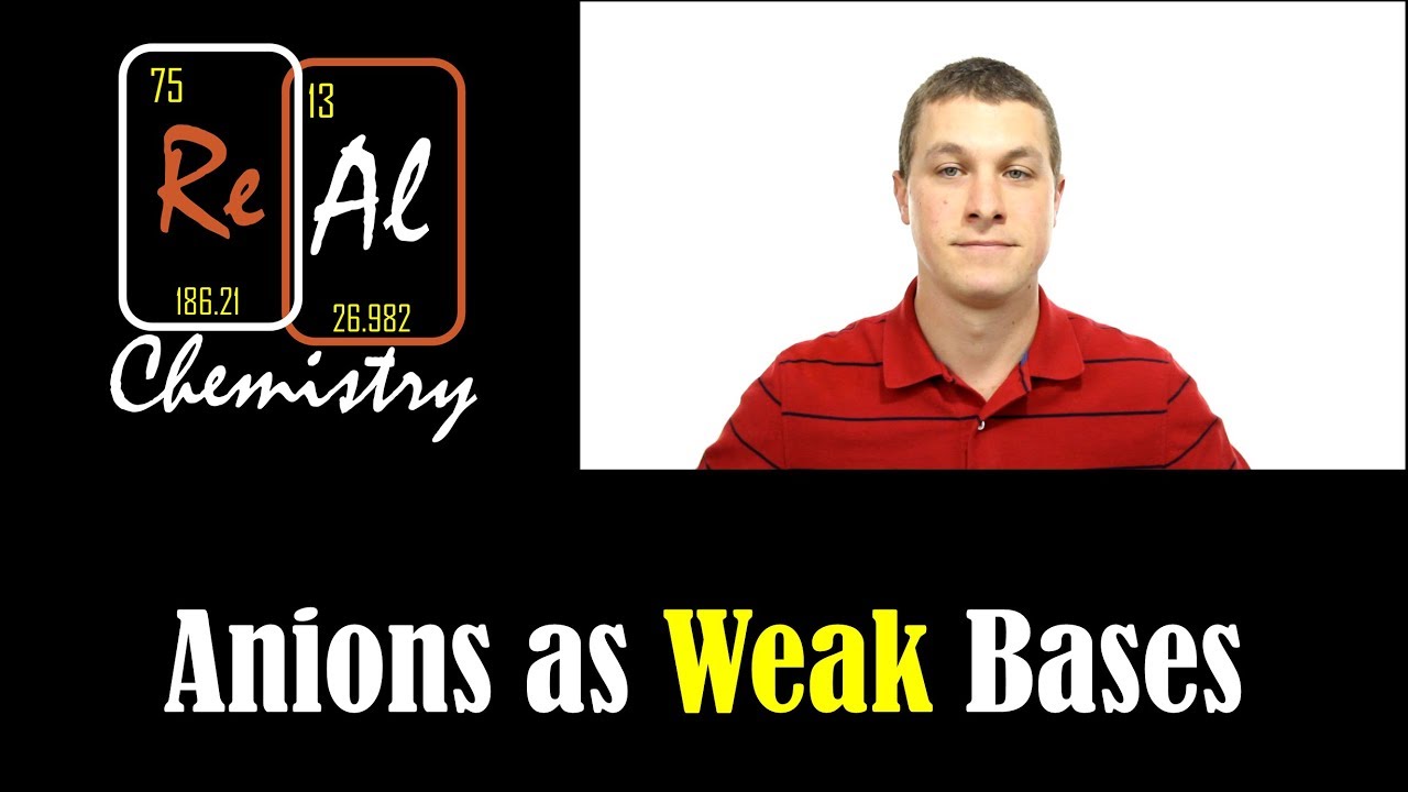 Anions as weak bases - Real Chemistry - YouTube
