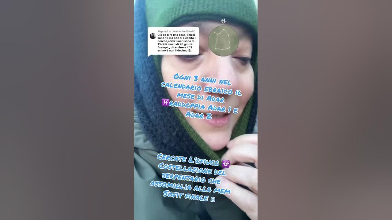 Ogni 3 anni i mesi nel calendario ebraico diventano 13 Adar raddoppia - YouTube
