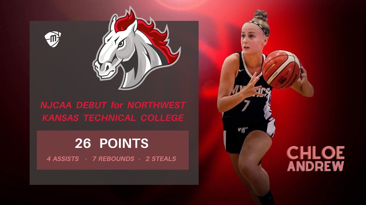 CHLOE ANDREW - 26 POINTS ON NJCAA DEBUT - YouTube
