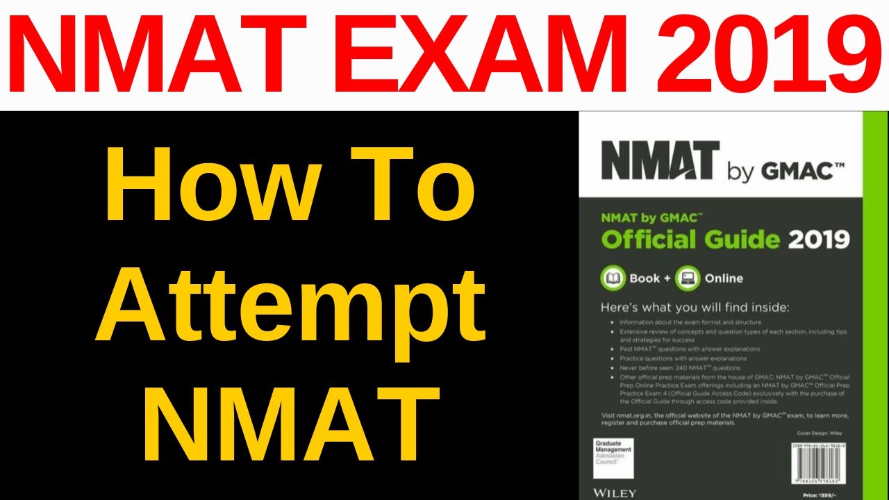 How To Attempt NMAT Exam 2019 | Strategy To Score 210+ By NMAT King ...