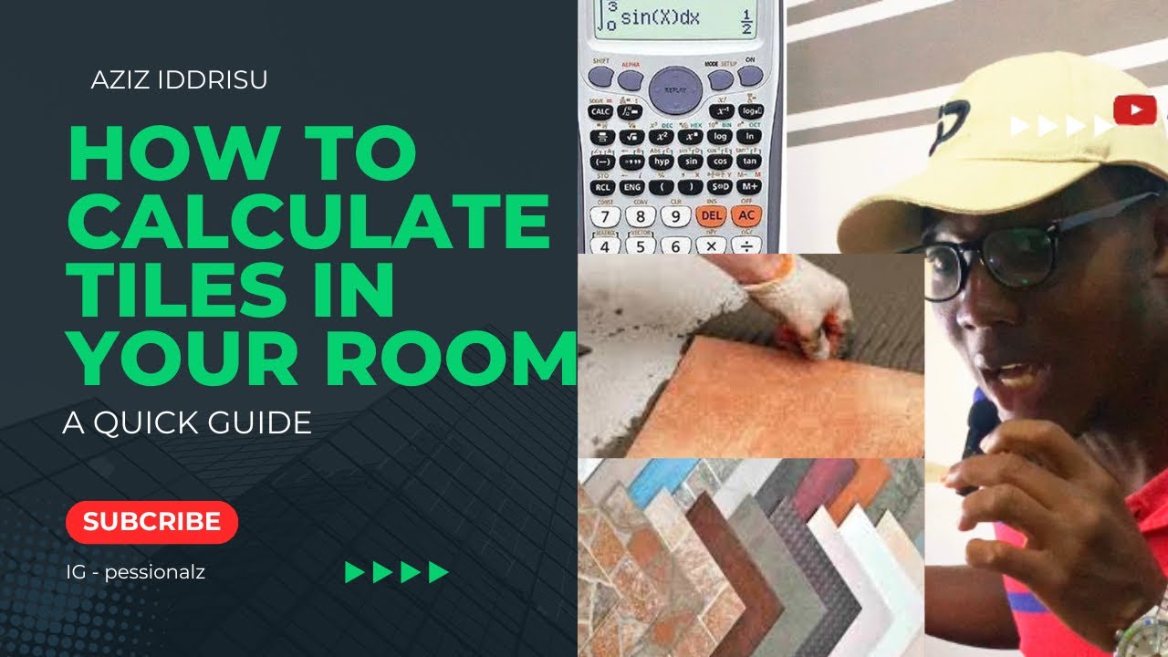 How to calculate the number and cost of tiles for your room - YouTube