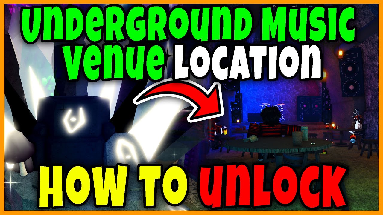 UNDERGROUND MUSIC VENUE LOCATION - HOW TO FIND & UNLOCK EASILY [FISCH ...