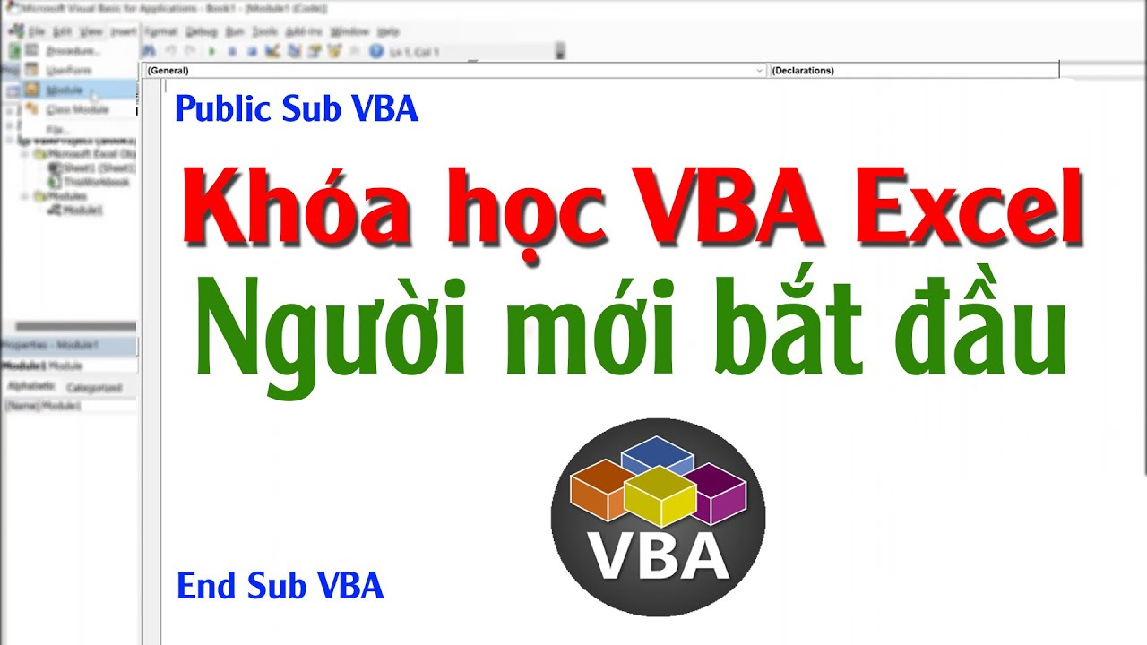 Học lập trình VBA Excel cho người mới bắt đầu | NT Software - YouTube