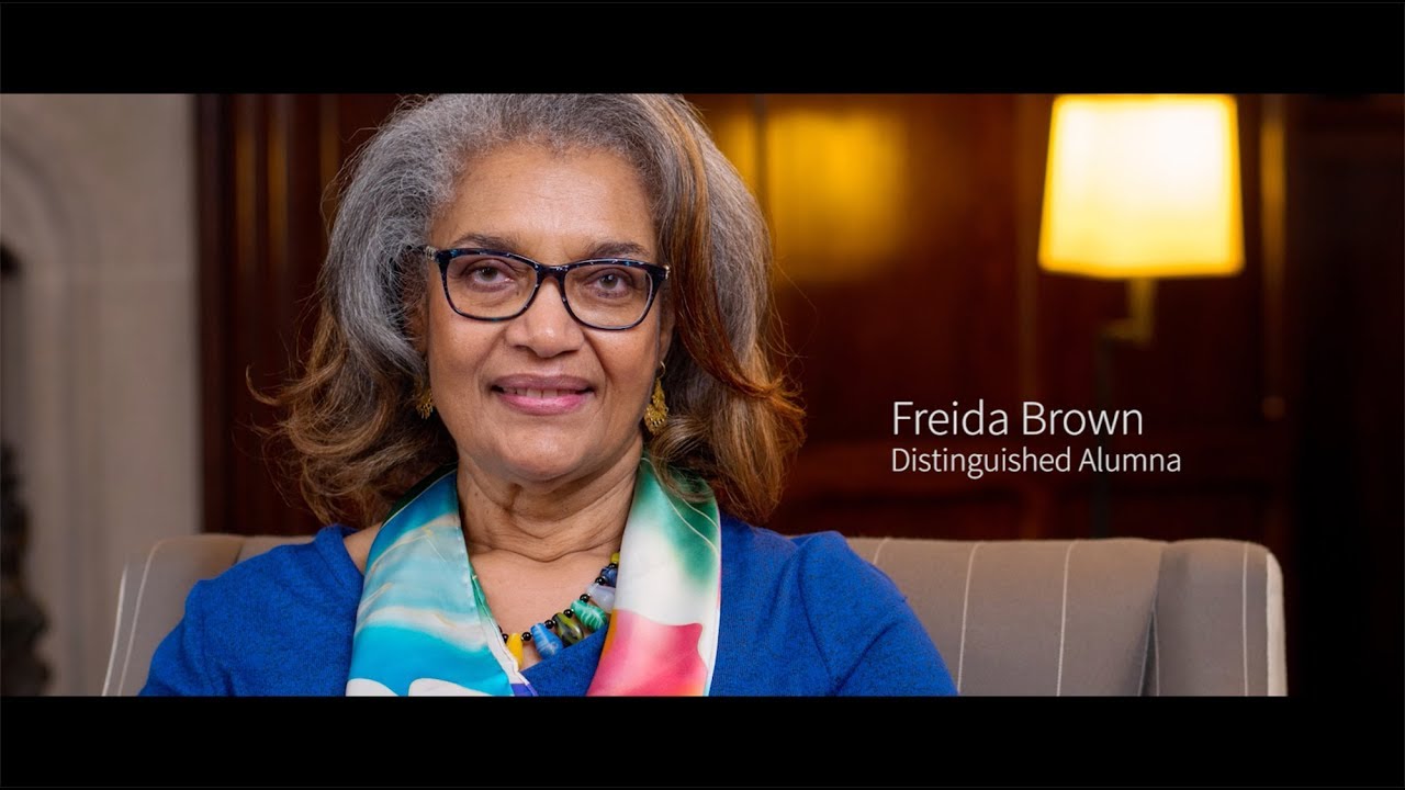2018 Distinguished Alumni: Freida Brown - YouTube