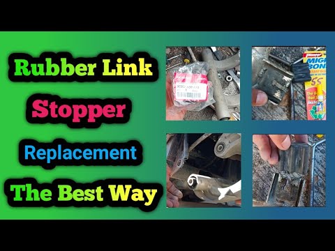 How to Replace Rubber Link Stopper ( Honda Click 125 Rubber Link ...