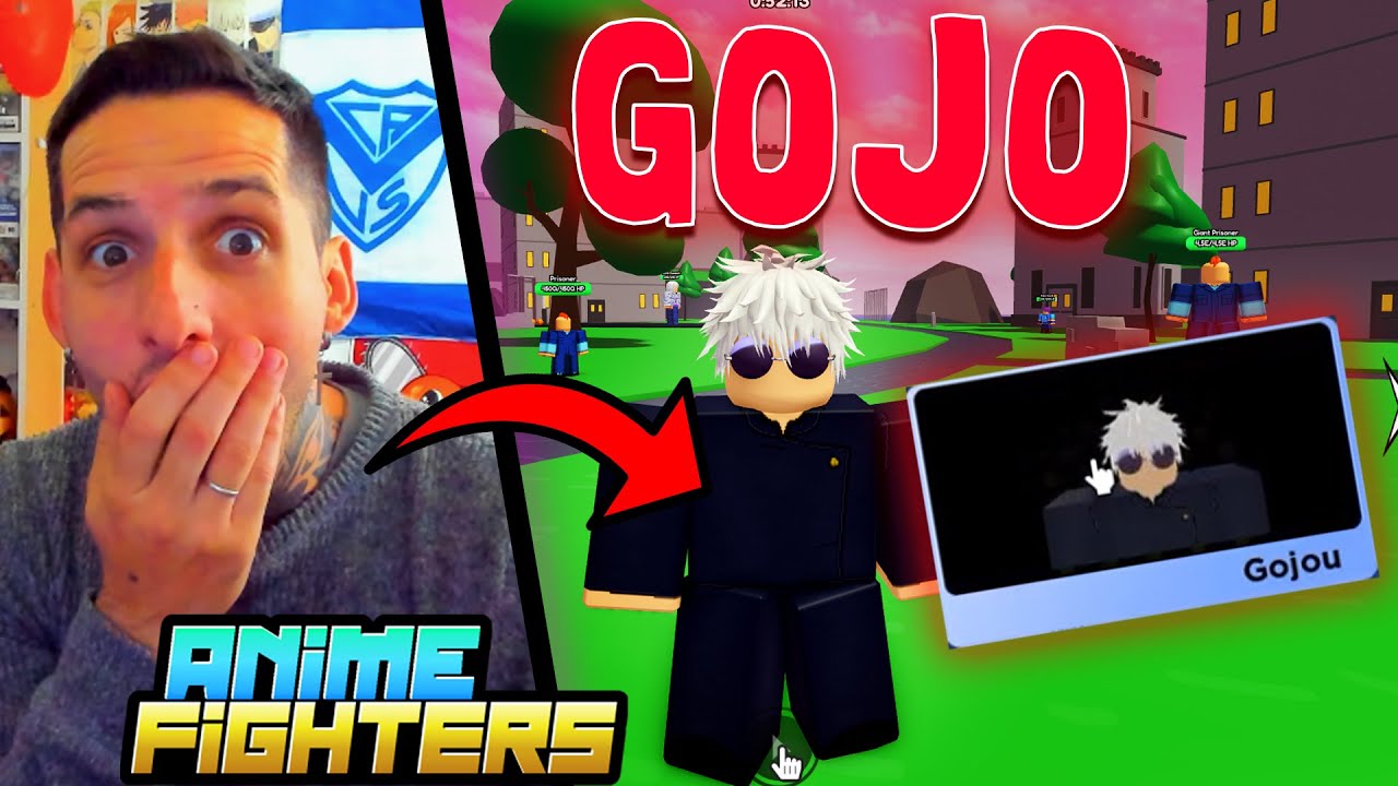 🔥SUPER AVATAR DE GOJO EN ANIME FIGHTERS ROBLOX - YouTube