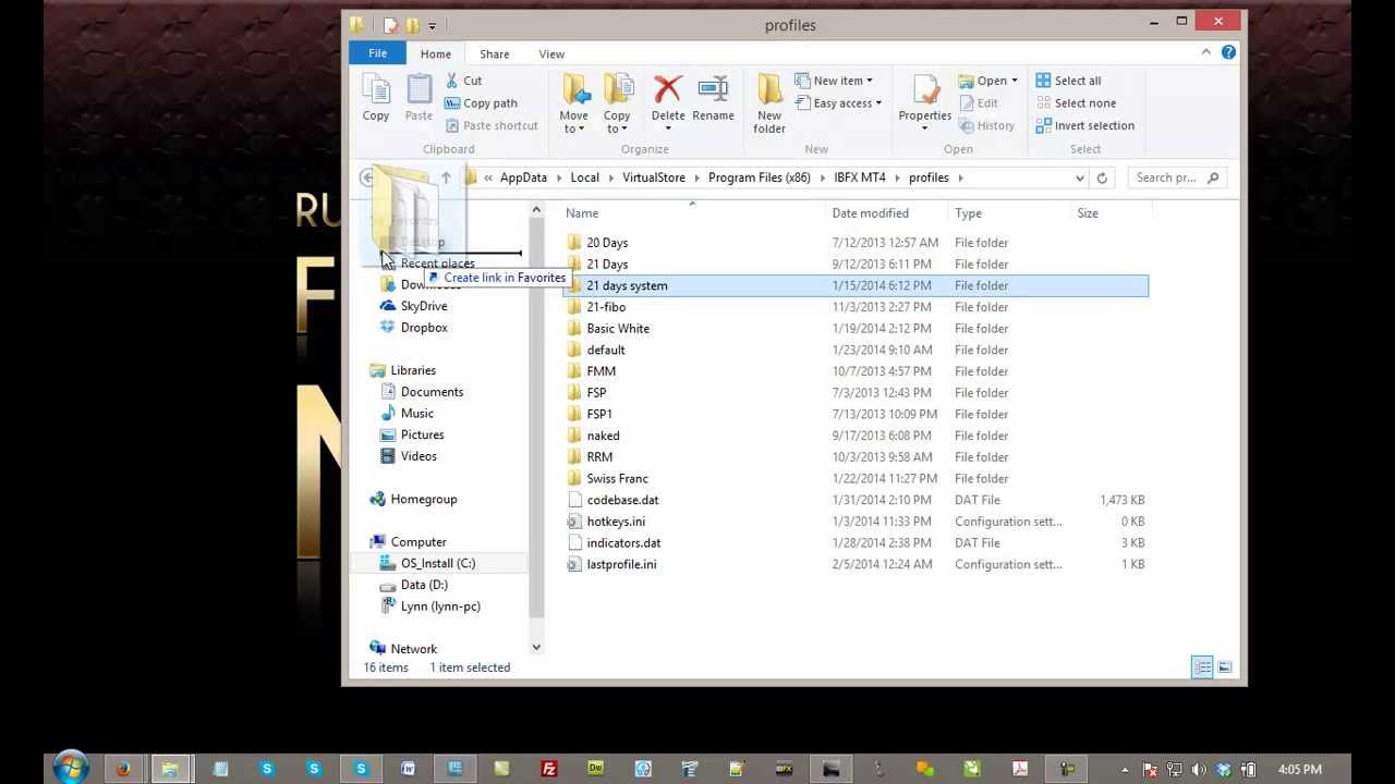 Mt4 Profile Folders Youtube