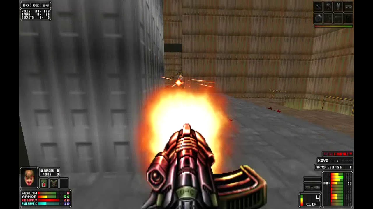Doom 2 Reloaded w/PB3.0 Map 3 - YouTube