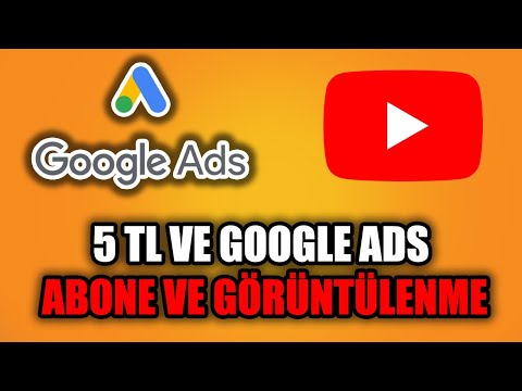 5TL HARCAYARAK GOOGLE ADS İLE ABONE VE GÖRÜNTÜLENME ELDE ETMEK [2020]