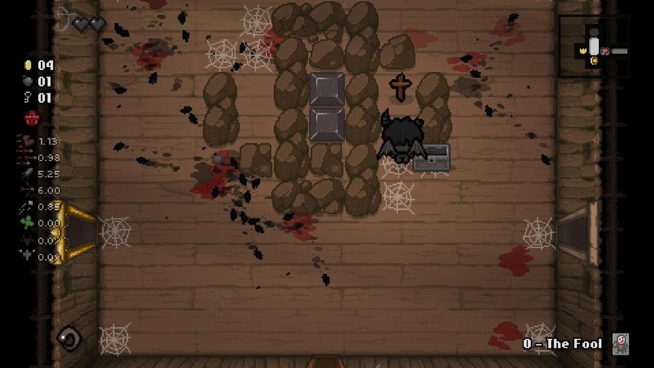 The Binding of Isaac Wooden cross - YouTube