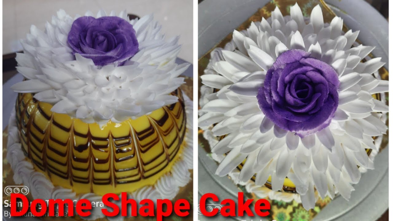 Dome Shape Cake/डोम शेप टिन न वापरता डोम शेप केक - YouTube