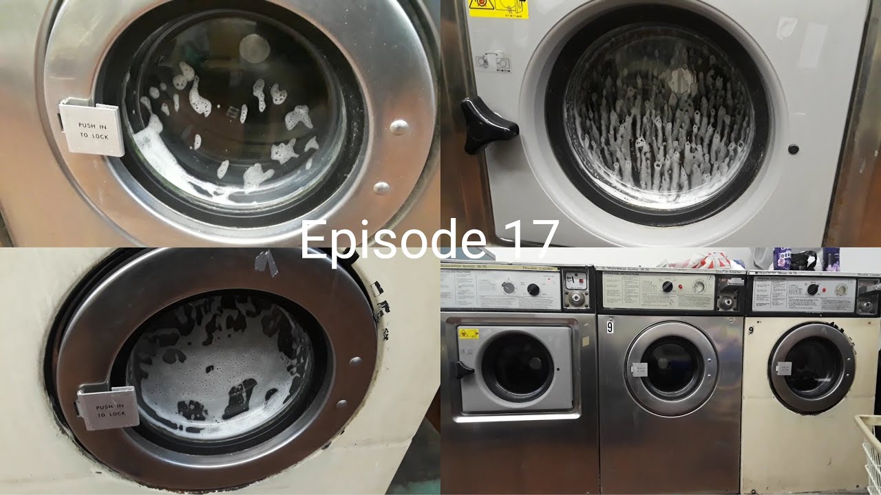 Laundromat day Episode 17 Wascomat Junior W75 & W74 Hot wash Race Cycle ...