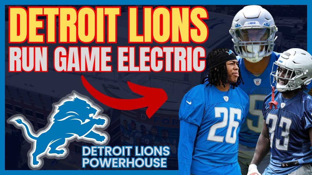 The Detroit Lions Running Back Room: A Force to Be Reckoned With - YouTube