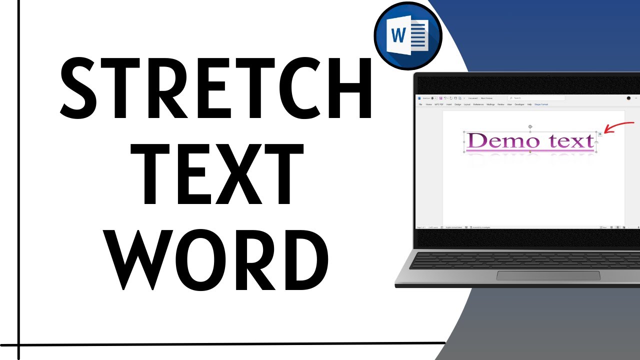 How To Stretch Text In MS Word 2025 | Stretching Text In Microsoft Word ...