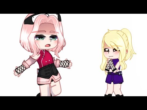 Cute Combo Attack!!!•||×Meme Naruto× Gacha Club GC/Sakura e Ino\💖 - YouTube