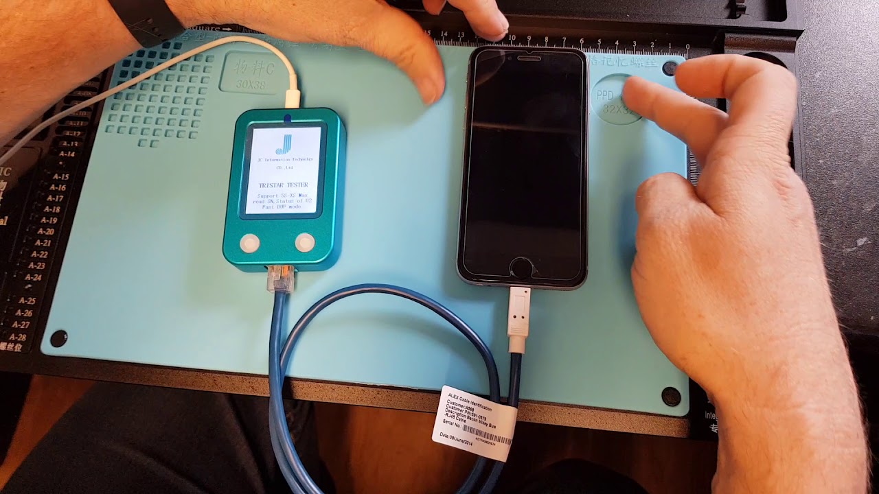 JC U2 Tristar Charging IC Chip Tester for iPhone & iPad - YouTube